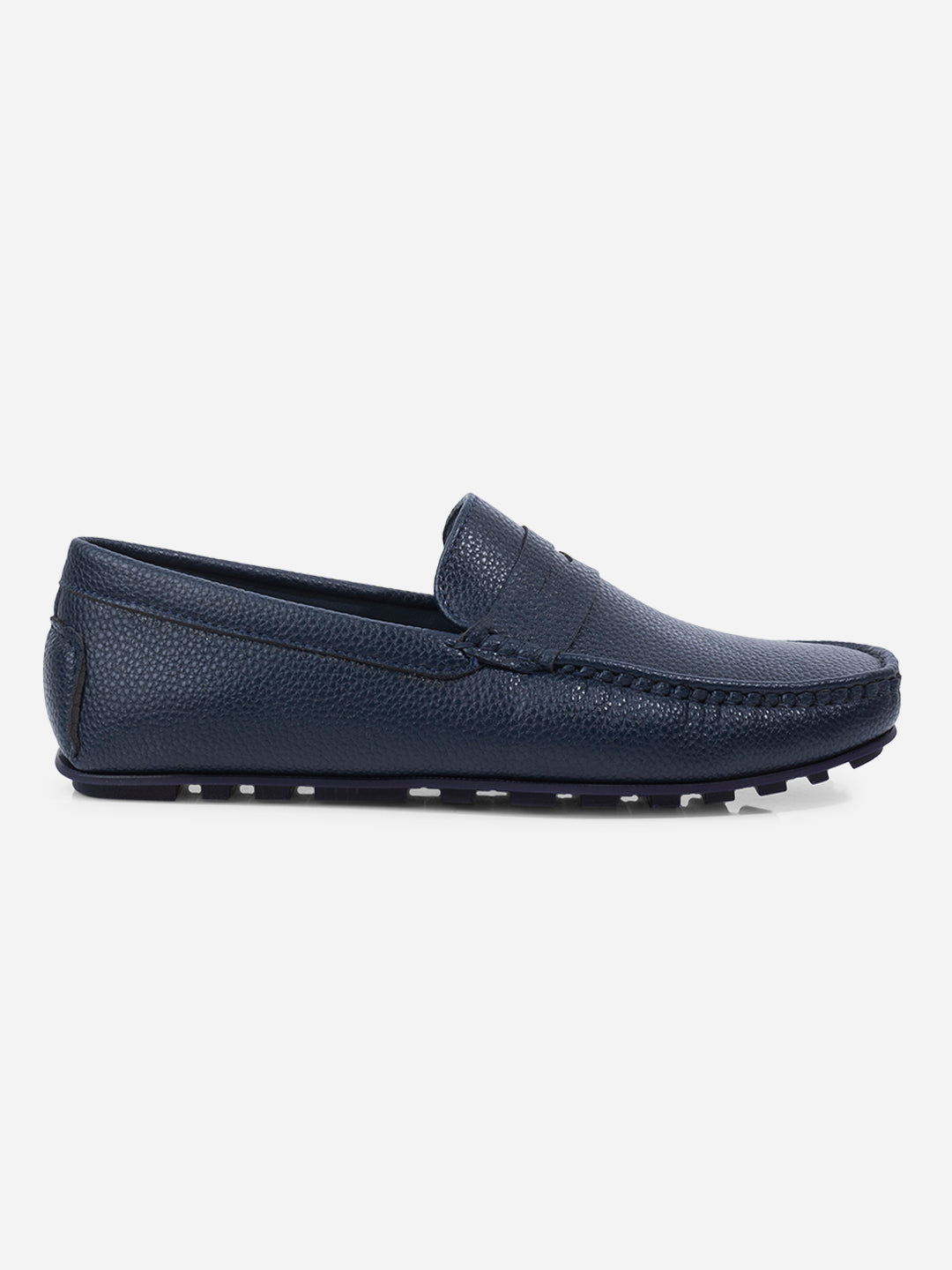 Buy Men's Navy Moc Toe Casual Loafer (IX4110) Online