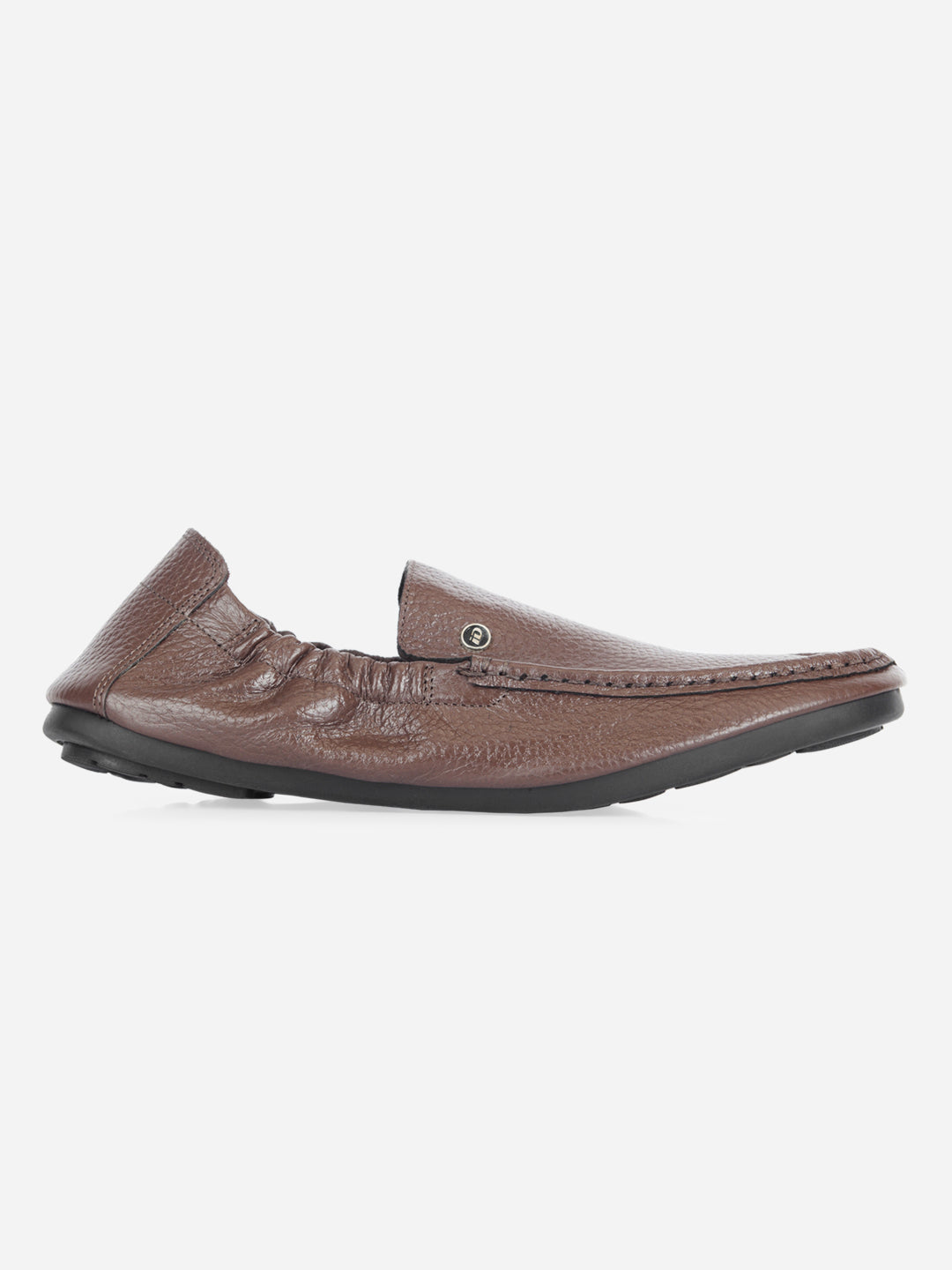 Buy Men's Brown Elastic Collered Snug Fit Slip On (ID3057) Online